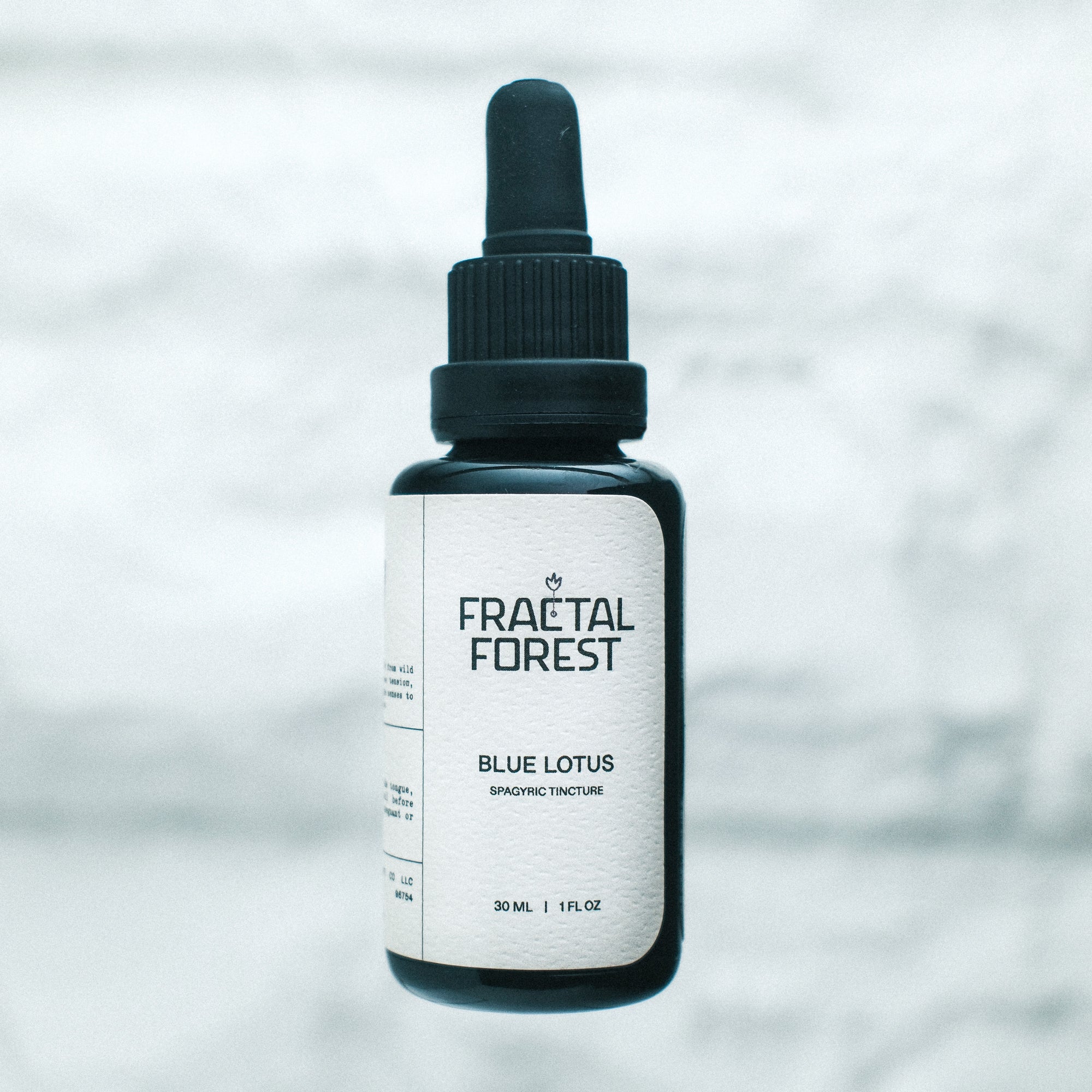 Blue Lotus Drops – Fractal Forest